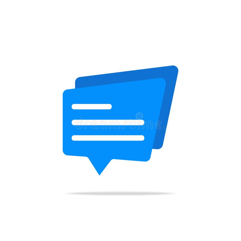 Typing in a Chat Bubble Icon, Comment Sign Symbol Stock Vector ...