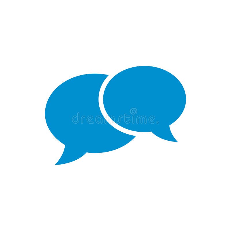 Typing in a Chat Bubble Icon Illustration Isolated Vector, Comment Sign ...