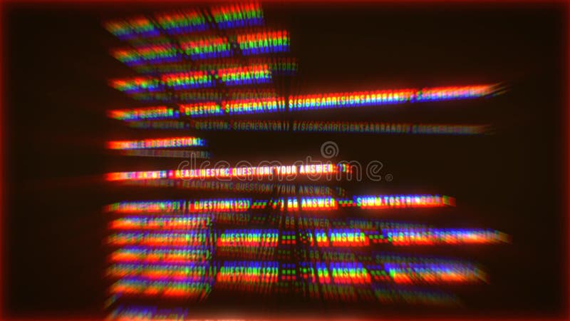Typing A Digital Code By A Programmer In A Programming Language Luminous Stock Video Video Of