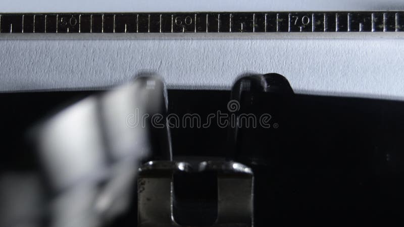 Typing the Expression Coming Soon with an Old Manual Typewriter Stock ...