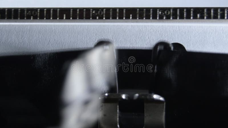 Typing TOP SECRET with an Old Manual Typewriter Stock Video - Video of ...