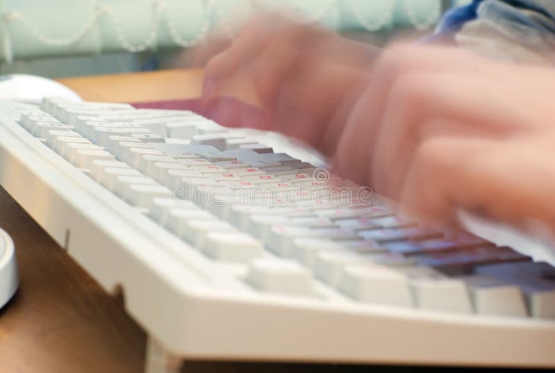 Typing fast stock image. Image of closeup, input, hardware - 4378917