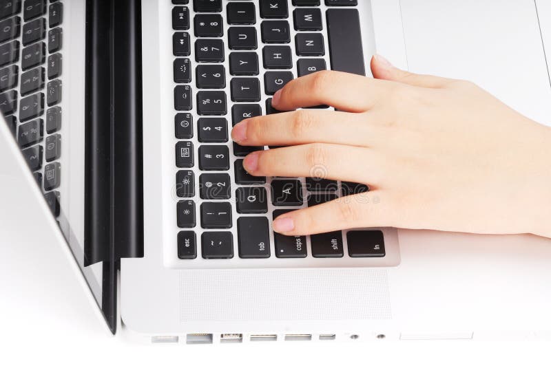 Typing On Keyboard Picture. Image: 8262685