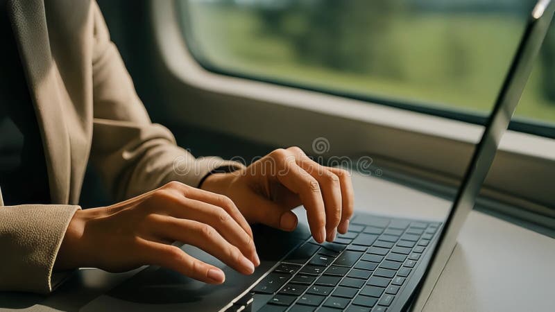 Typing on Laptop in Moving Train: Travel, Work, and Technology in ...