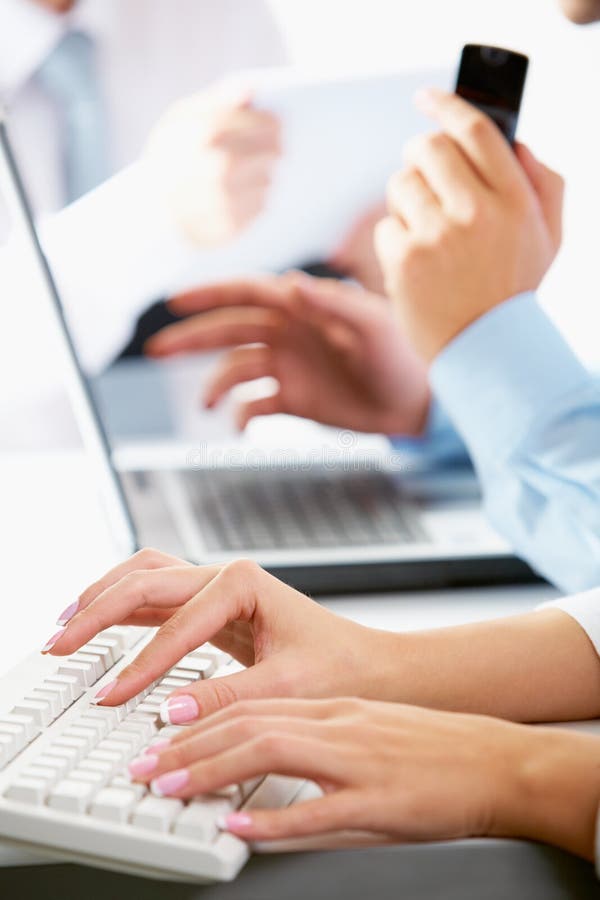 Typing a letter stock image. Image of board, diary, human - 3923099