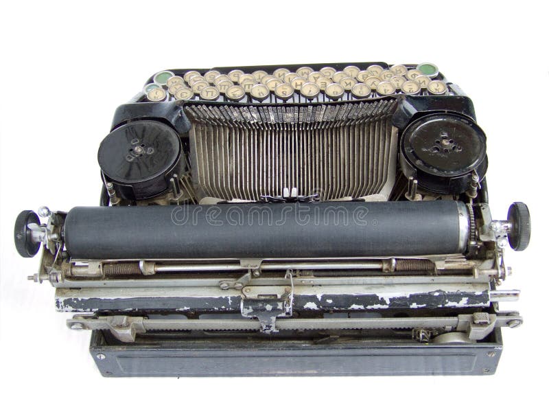 Typing machine stock image. Image of isolated, design - 8258959