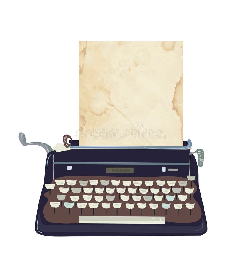 Old Typing Machine Stock Illustrations – 458 Old Typing Machine Stock ...