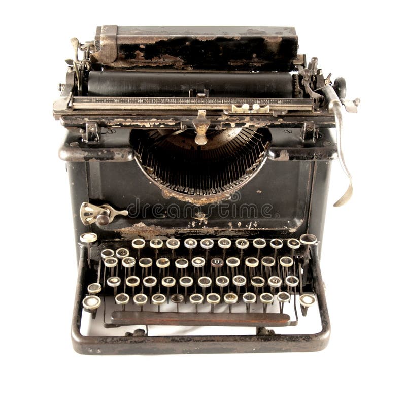 Typing machine stock image. Image of rust, classical - 32628397