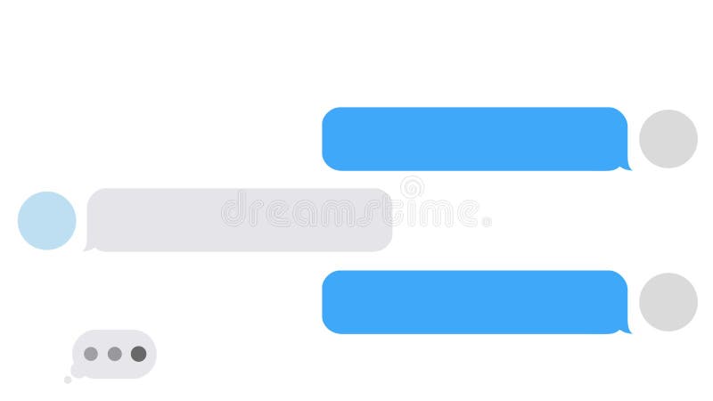 Mobile chat animation. stock footage. Video of animation - 212998534