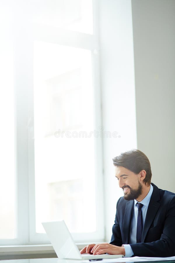 Typing in office stock photo. Image of collar, office - 57851616