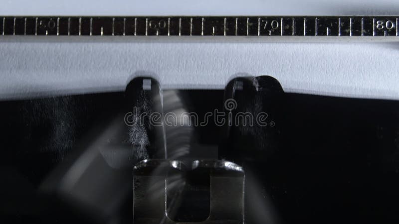 Typing Police Report with an Old Typewriter Stock Video - Video of ...