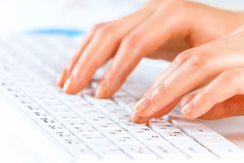 Typing work stock image. Image of formal, human, modern - 41644331
