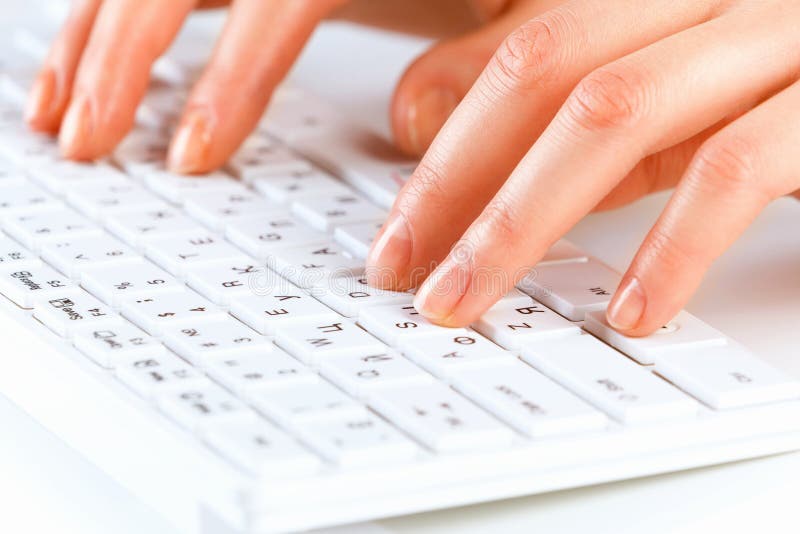 Typing work stock image. Image of computer, businessperson - 41649115