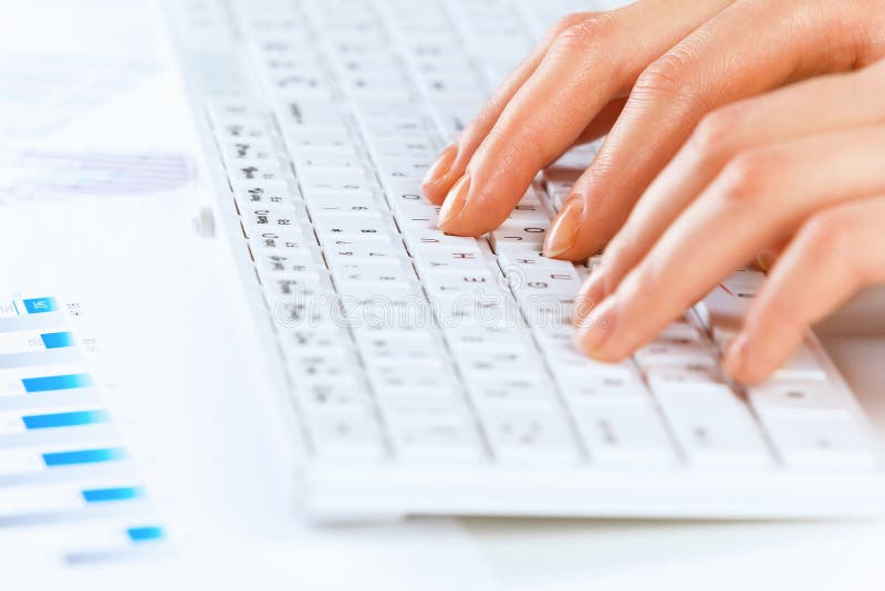 Typing work stock photo. Image of modern, corporate, office - 41649318