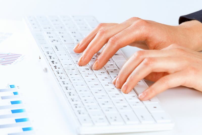 Typing work stock photo. Image of office, businessperson - 51818968