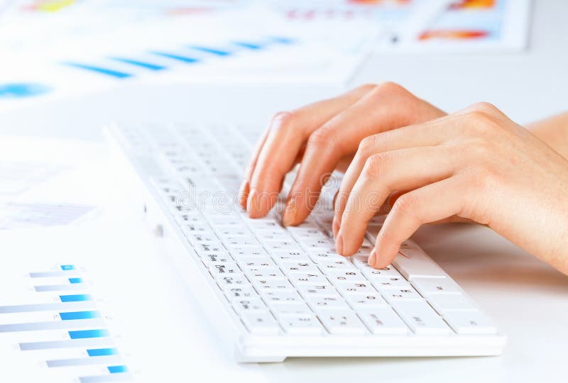 Typing work stock image. Image of business, computer - 51903205