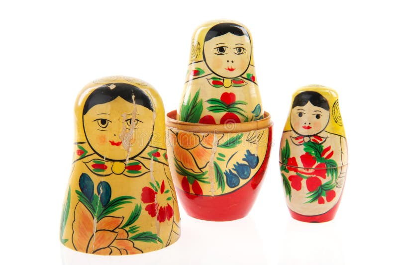 Typisches Russisches Babushka Stockfoto - Bild von fertigkeit, frau ...