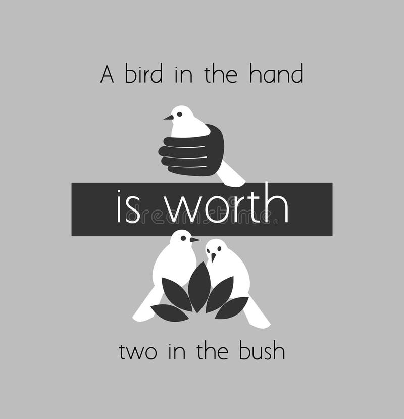 Typografisches Plakat Des Vektors Mit Sprichwort Vektor Abbildung ...