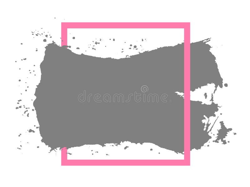 Typography Background. Abstract Hand Painted Textured Ink Brush ...