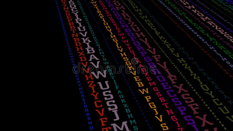 Random Letters Typography Chaos and Energetic Communication in Stylish ...