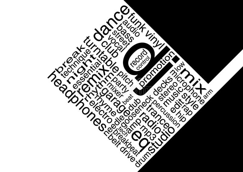 Typography Dance Illustration Stock Vector - Illustration of text ...