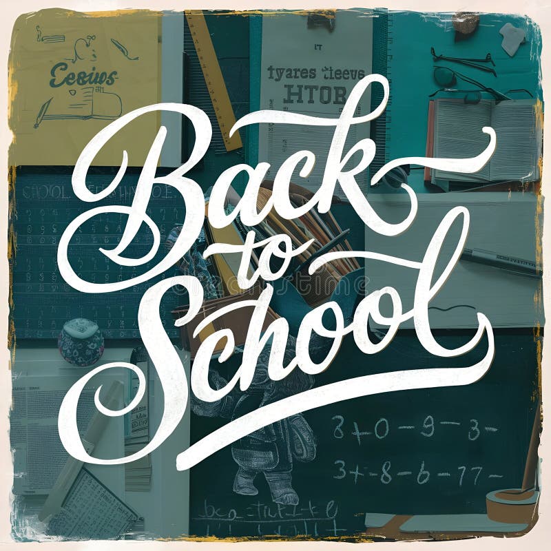 Typography Design Ideas for Back To School Stock Illustration ...