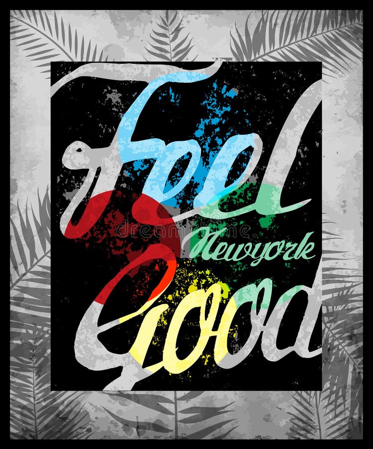 I feel good stock vector. Illustration of good, slogan - 25269309