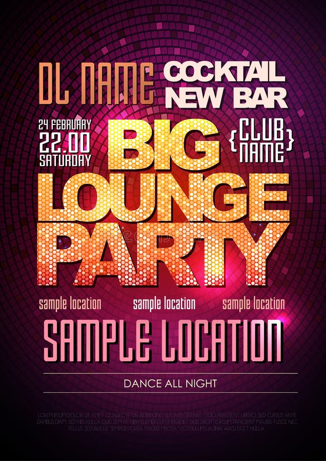 Lounge Bar Poster Stock Illustrations – 1,326 Lounge Bar Poster Stock ...