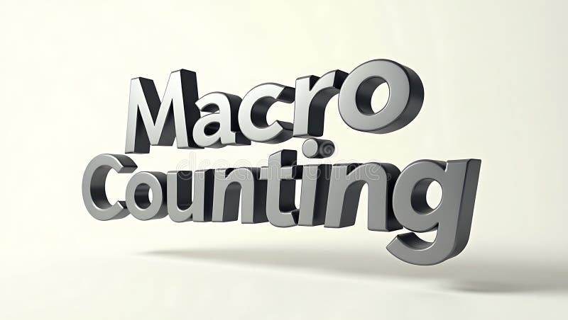 Typography for Effective Macro Counting in Nutrition and Fitness ...