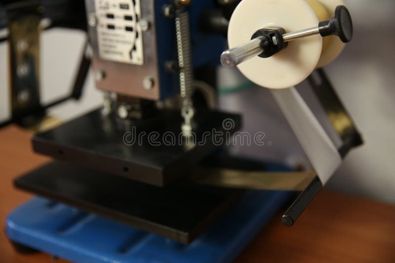 Typography Equipment, Workplace. Stock Image - Image of device, factory ...
