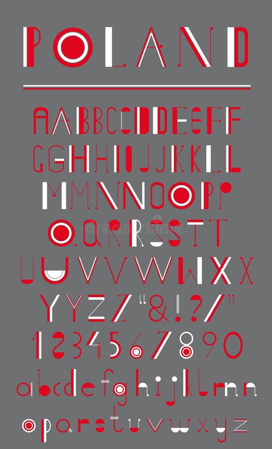 Modernist Alphabet Stock Illustrations – 21 Modernist Alphabet Stock ...