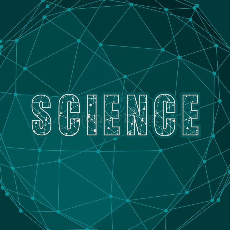 Word Science Lettering stock vector. Illustration of latin - 136847416