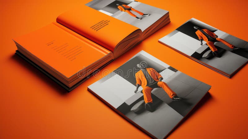 Typography indesign orange stock illustration. Illustration of visual ...