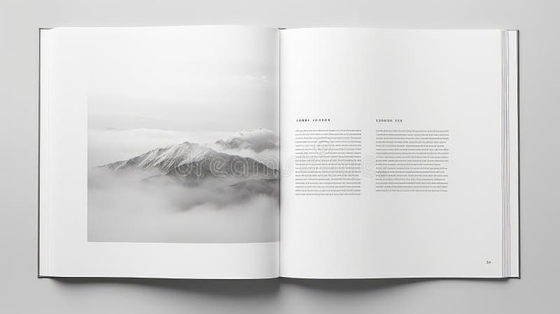 Typography layout book stock image. Image of design - 360918121