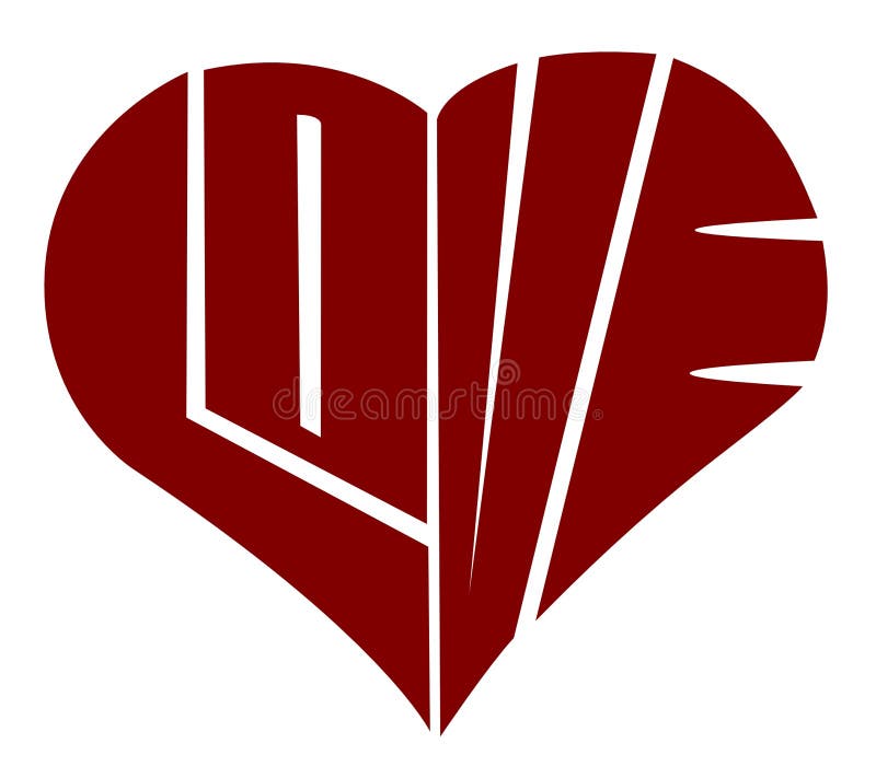 Typography: Love stock illustration. Illustration of hearts - 14585182