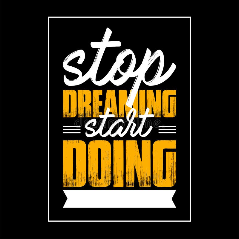 Typography Quotes Design with Print Ready File Stock Vector ...