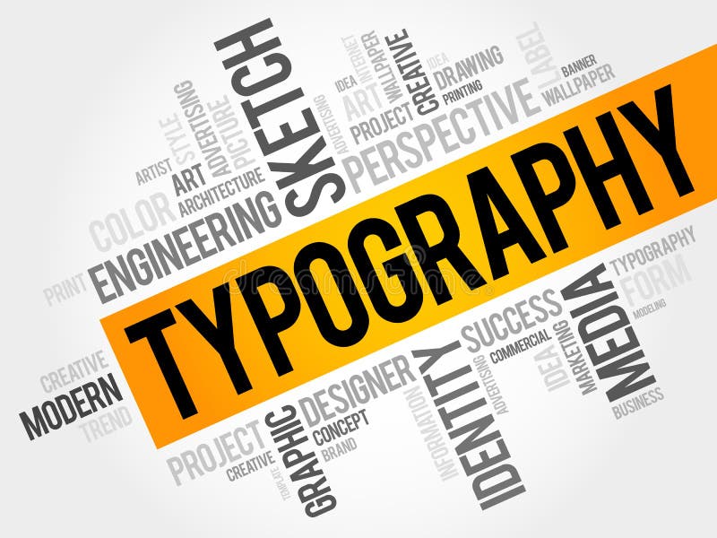 Typography stock illustration. Illustration of commercial - 200167781
