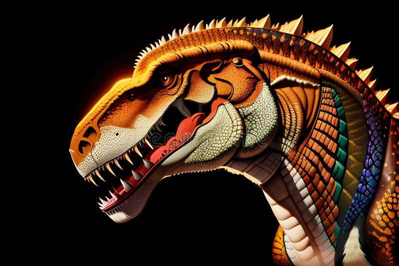 Tyrannosaurus Rex Illustration Stock Illustration - Illustration of ...