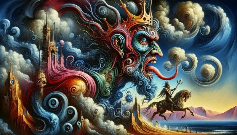 The Tyrant Archetype Conceptual Image Original Art Illustration Stock ...