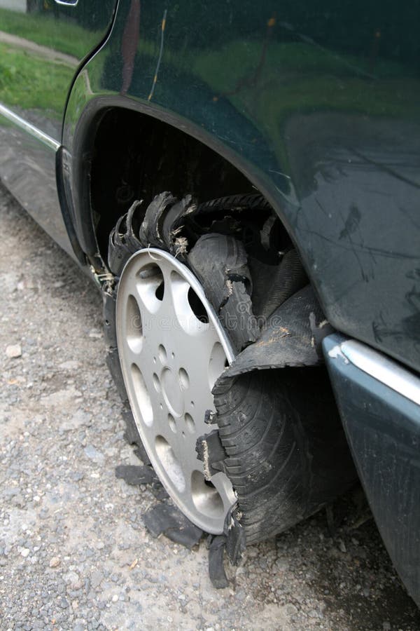Tyre car stock photo. Image of detail, puncture, insurance - 7822064