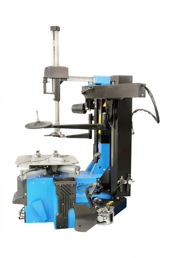 Tyre fitting machine stock photo. Image of machine, interior - 44238394