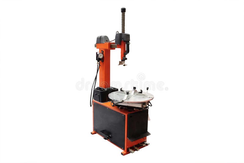 Tyre fitting machine stock image. Image of service, vehicle - 44443917