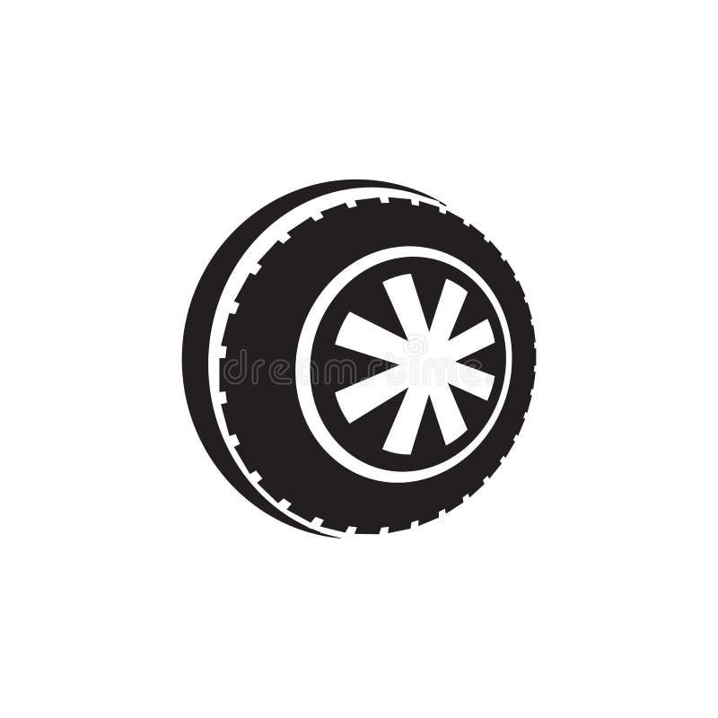 Tyre Icon Logo Design Vector Template Stock Vector - Illustration of ...