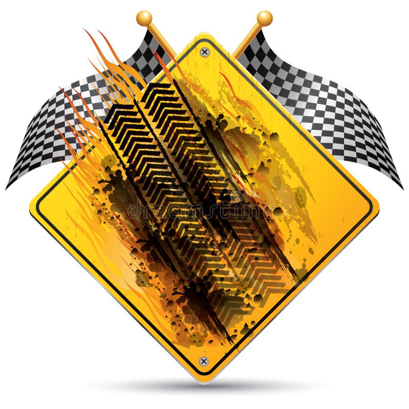 Tyre marks set. stock vector. Illustration of mark, seamless - 67899037