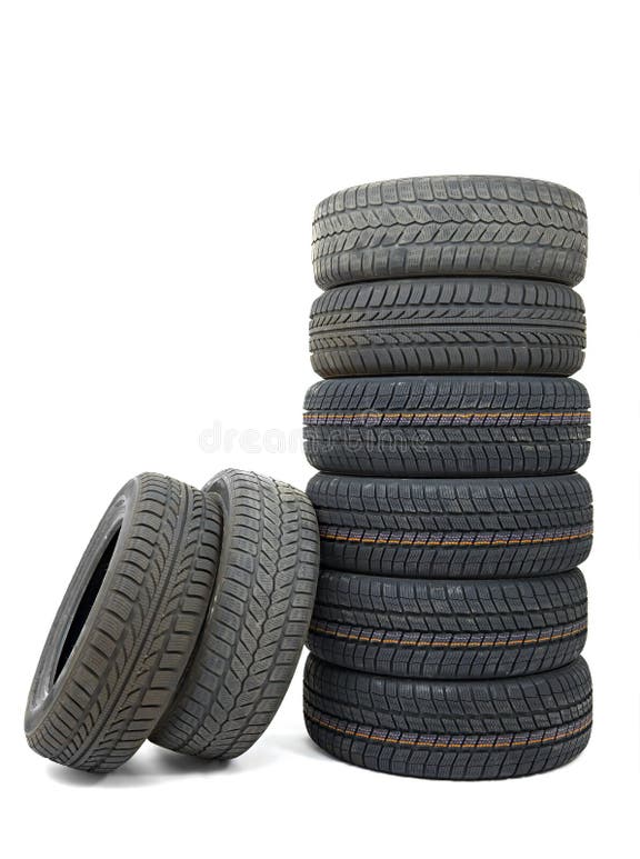 Tyre sets stock image. Image of recycle, profile, isolated - 33780751