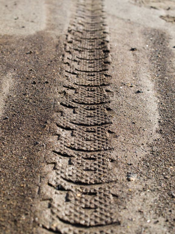 Tyre tread on dirt stock photo. Image of sports, mountainbike - 7853372