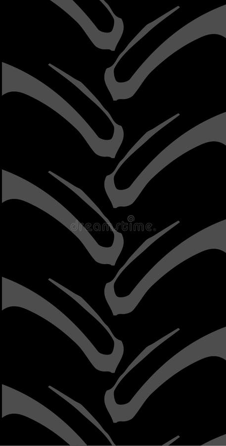 Tractor Tyre Tread Marks stock vector. Illustration of vehicle - 116321964