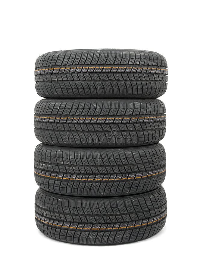 Stack of new tires stock photo. Image of road, auto, black - 3634114