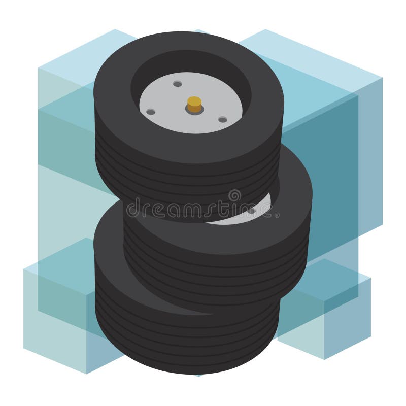 Tyres. Vector Illustration Decorative Design Stock Vector ...