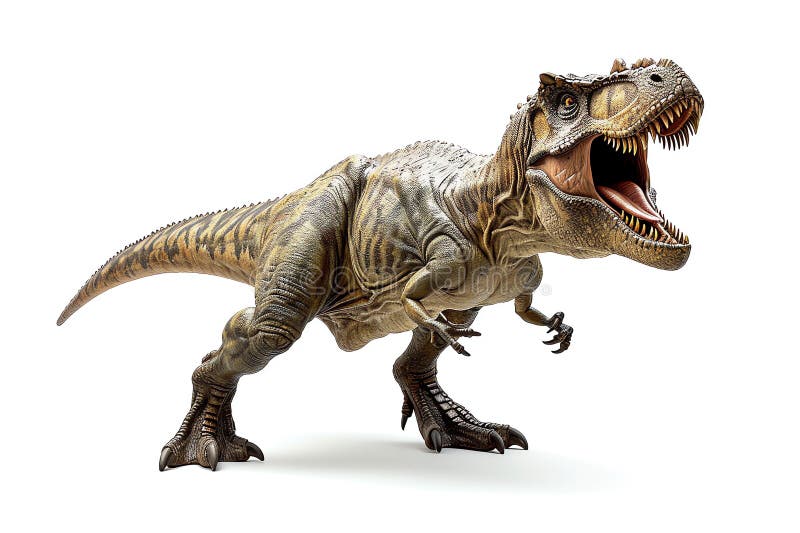 Tyrex on White, AI Generated Stock Illustration - Illustration of ...